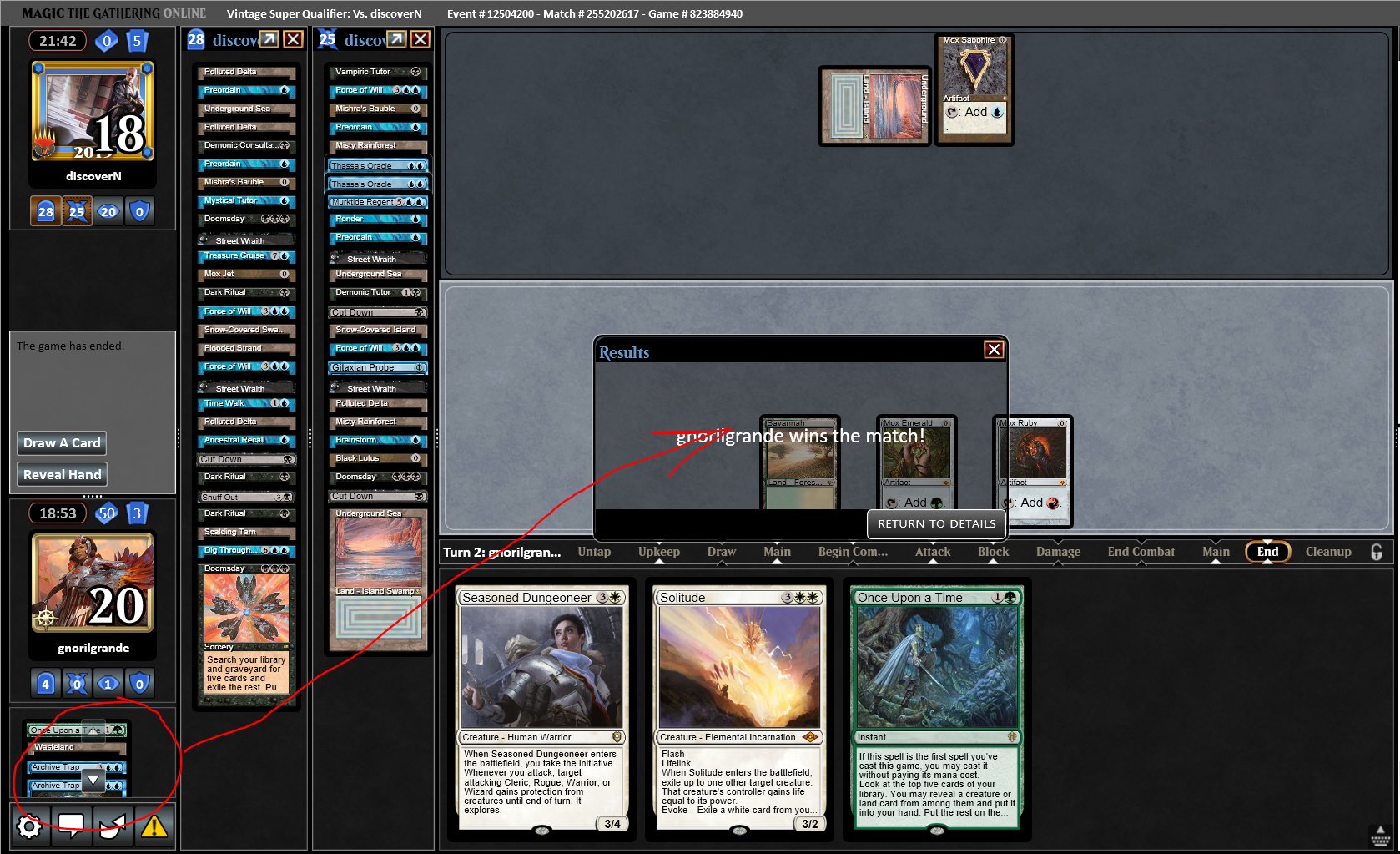 Andrea Mengucci on Twitter: "Archive Trap was MVP against the three Doomsday players I played ...