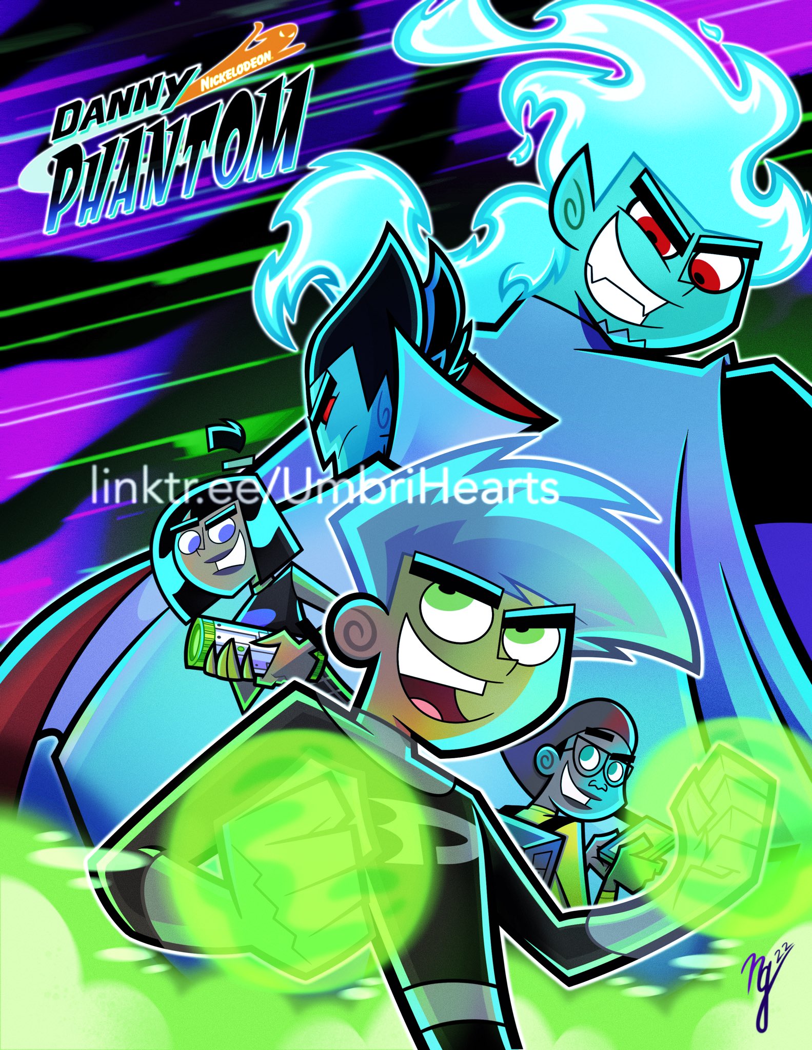 Danny Phantom Art Danny Phanton Print | Original Signature