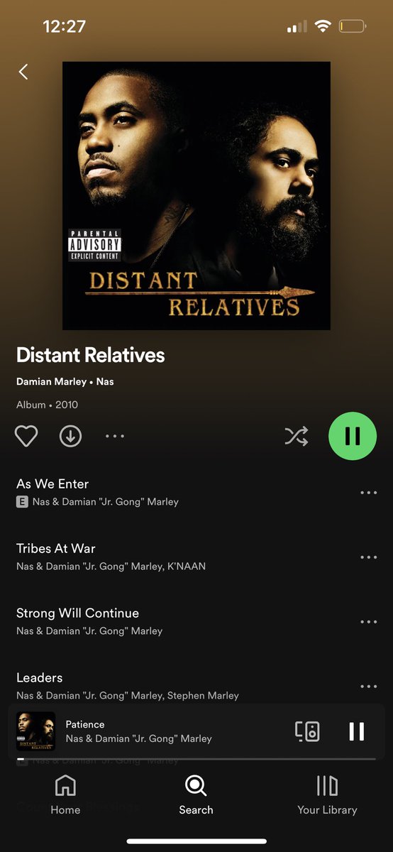 Nas Distant Relatives Album Cover