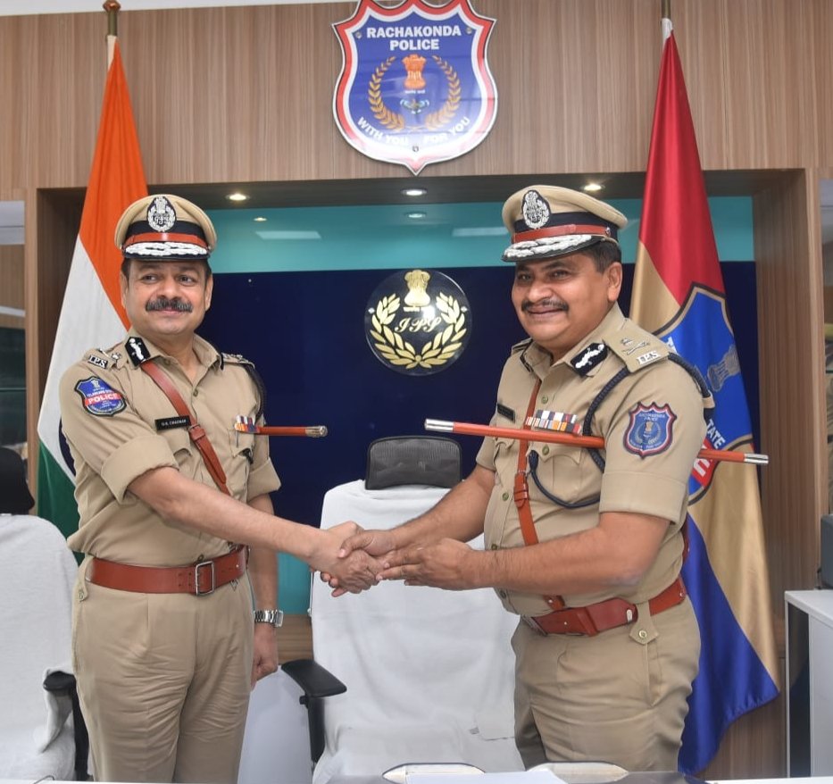 Rachakonda Police on Twitter: "Today Sri #Devender_Singh_Chauhan_IPS has assumed charge as ...