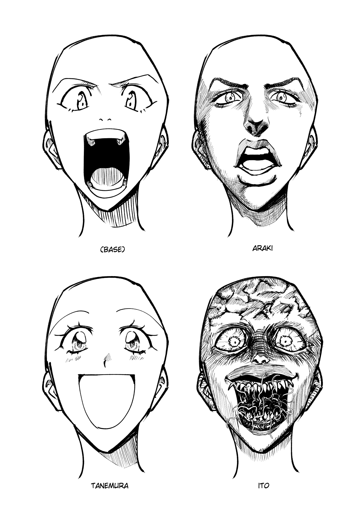 Scared Chibi Expressions
