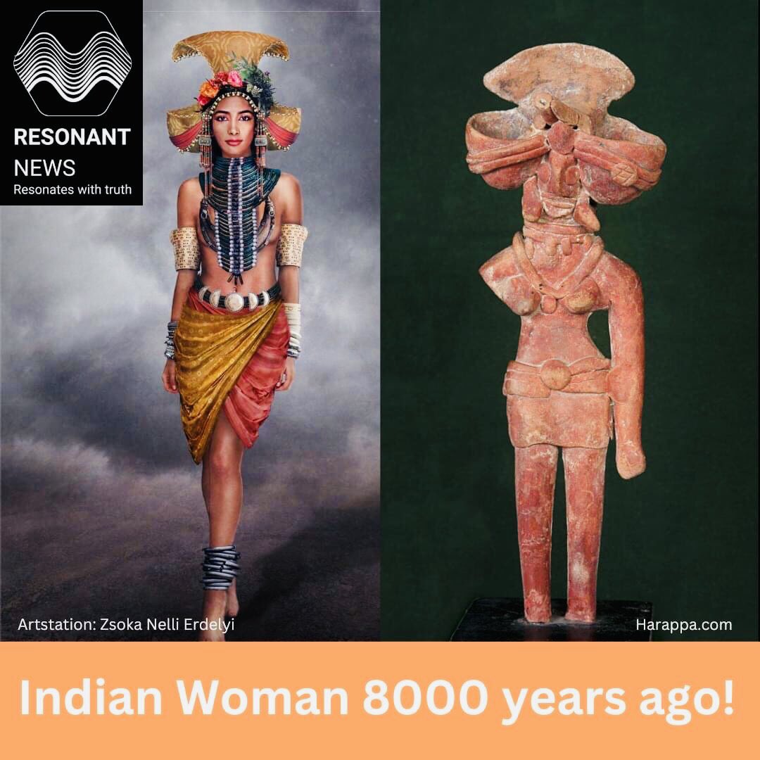 1/2 This is an INDIAN woman 8000 years ago‼️This figurine is from # ...