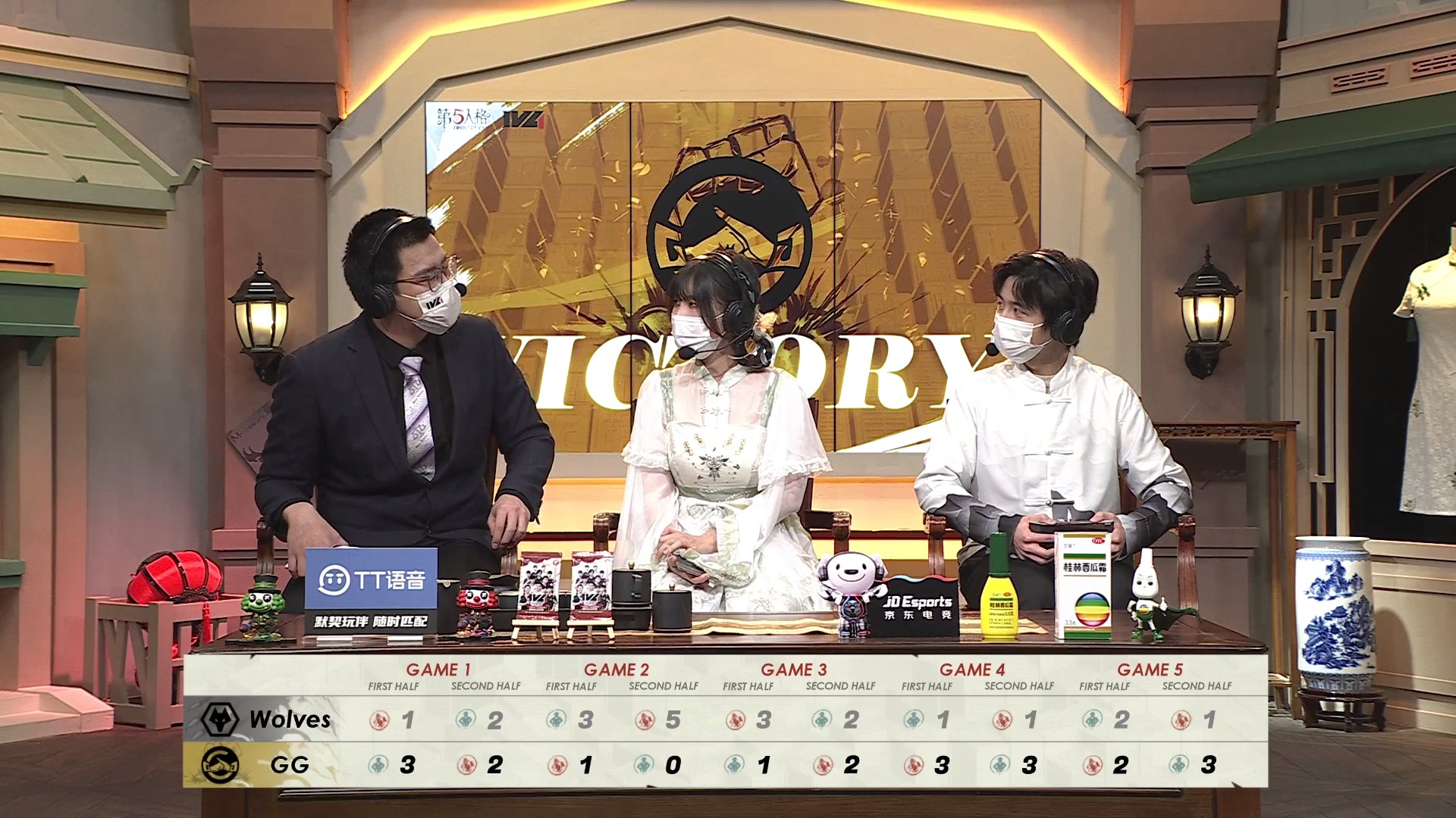 IVL_Official on Twitter: "Match Result 試合結果 Wolves vs GG Score：3:5、8:1、5:3、2:6、3:5 MVP：GG_xawm ...