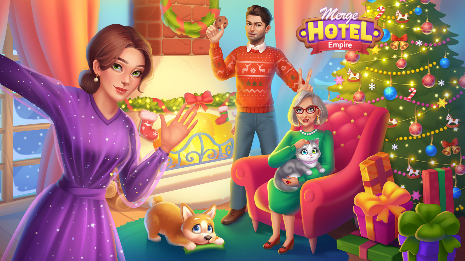 Merge Hotel Empire on Twitter: "🤶🥂Happy New Year, guys! In next 2023, we wish you more ...