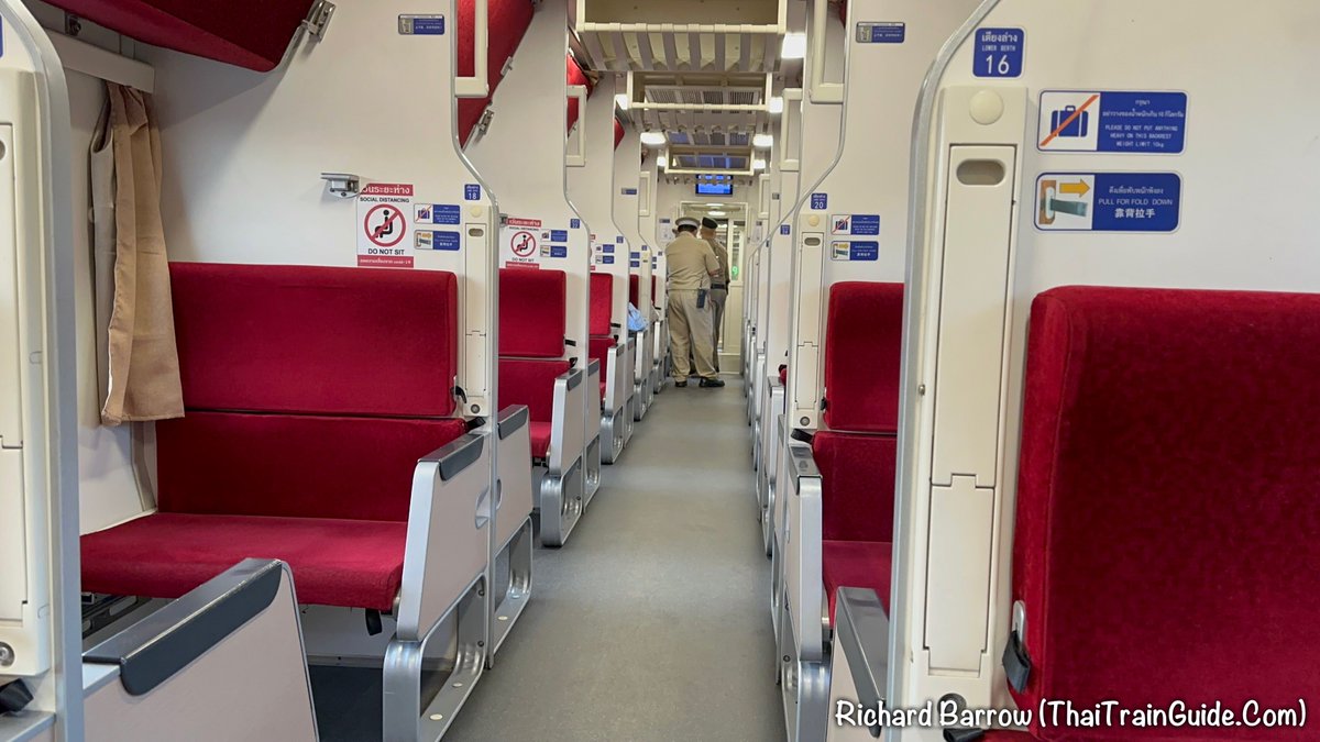 Richard Barrow on Twitter: "Tonight I’m heading home on #Thailand’s flagship sleeper train. It ...