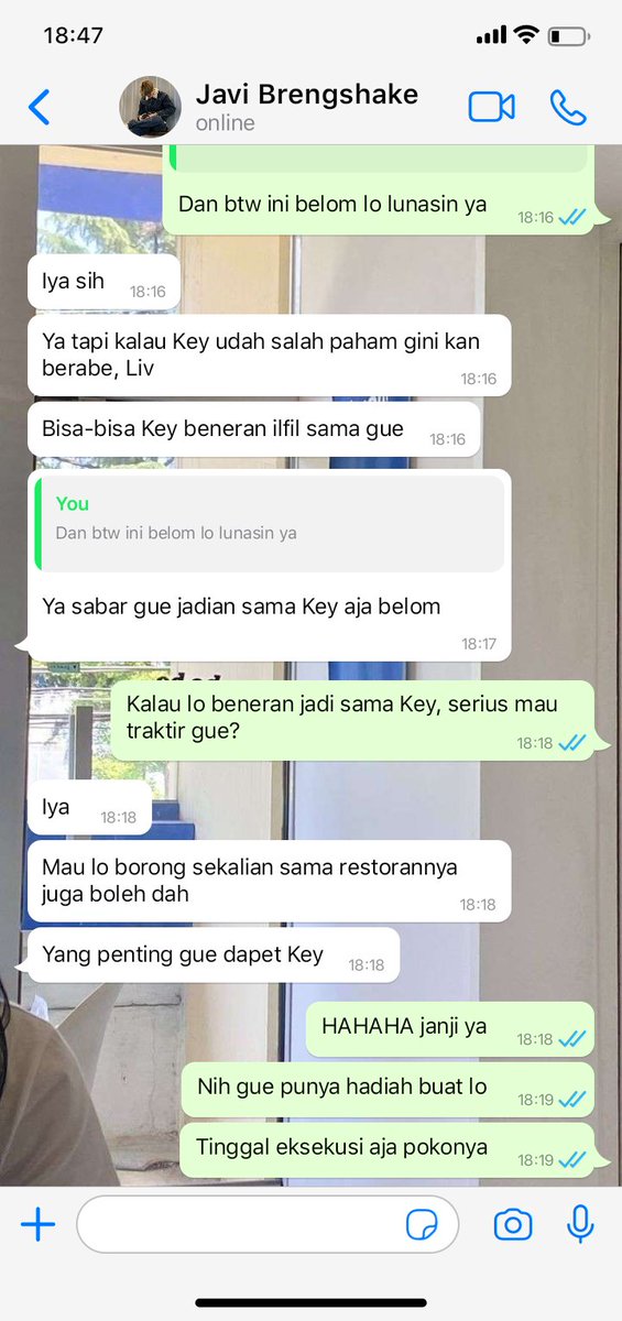 dev🌻jh few tweets📌 on Twitter: "Javi auto ngechat Livy Livy's pov"