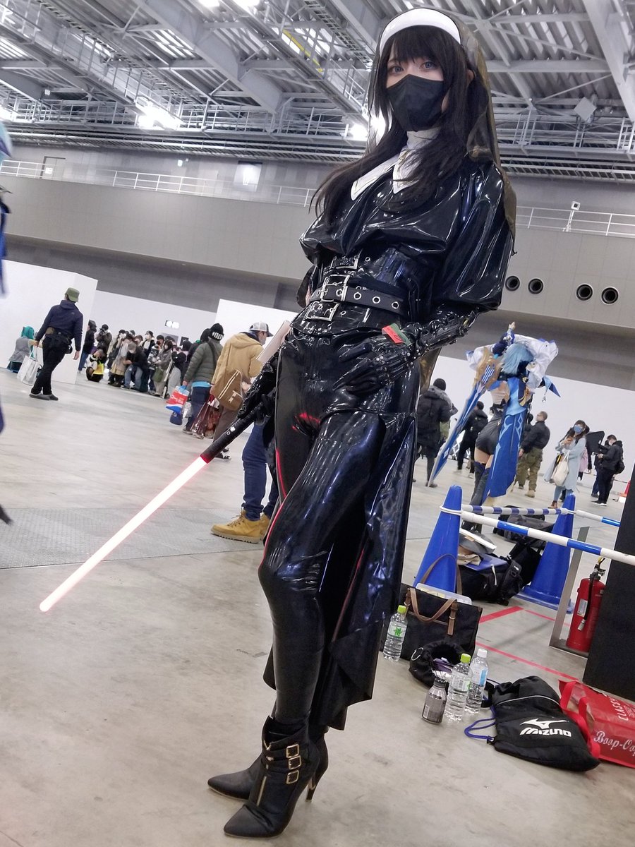 幽👻 on Twitter: "2022/12/31 C101 DAY2 ラバーシスター（剣） 格好良く麗しい……ありがとうございました！！ model ReIさん【@D_Rei_uno ...