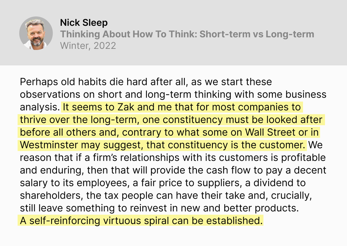 For those interested in Nick Sleep's writing, we have great news. After ...