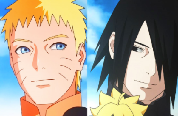 Sasuke And Naruto Smiling