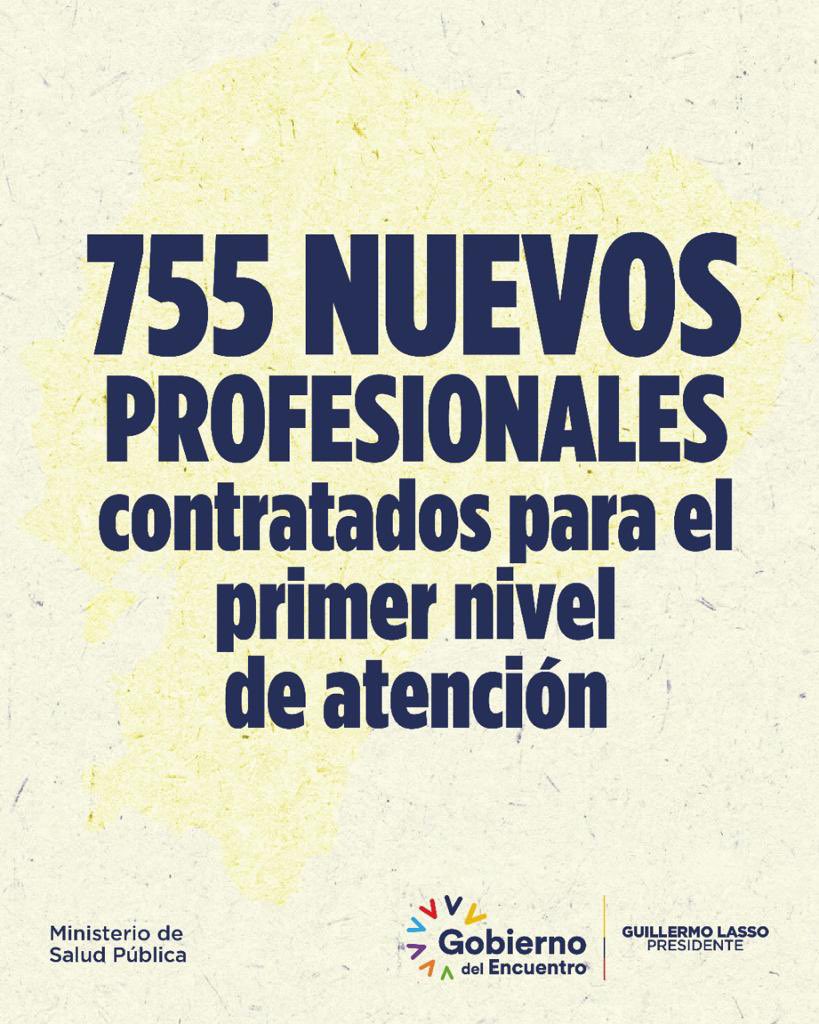 Coordinación Zonal 1 On Twitter Rt Salud Ec Salud Ec Contrató 755