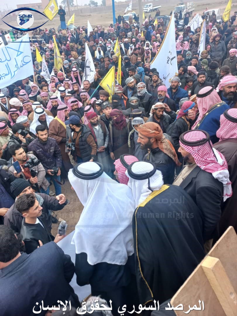 Rojava Network on Twitter: "#Deir_ez_zor: Demonstration in the town of Al-Sour in the northern ...