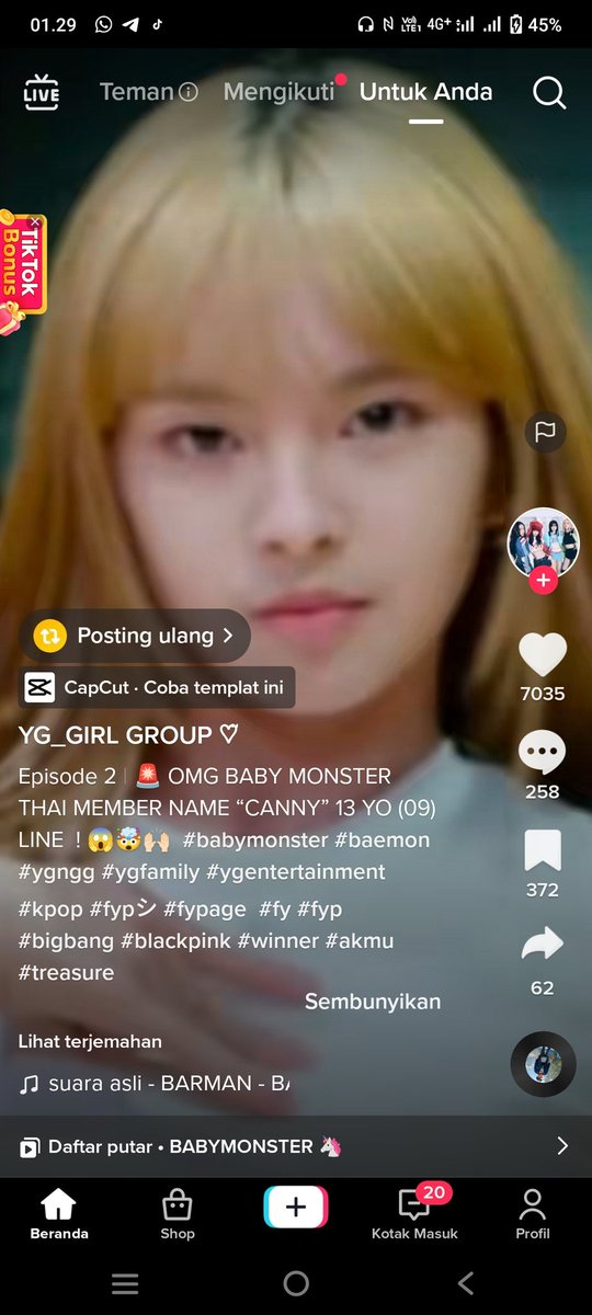 sawoooooooo👀 on Twitter: "Baby Monster woiiii lahhhh adekk lisaaa from thai Line09 🔥"