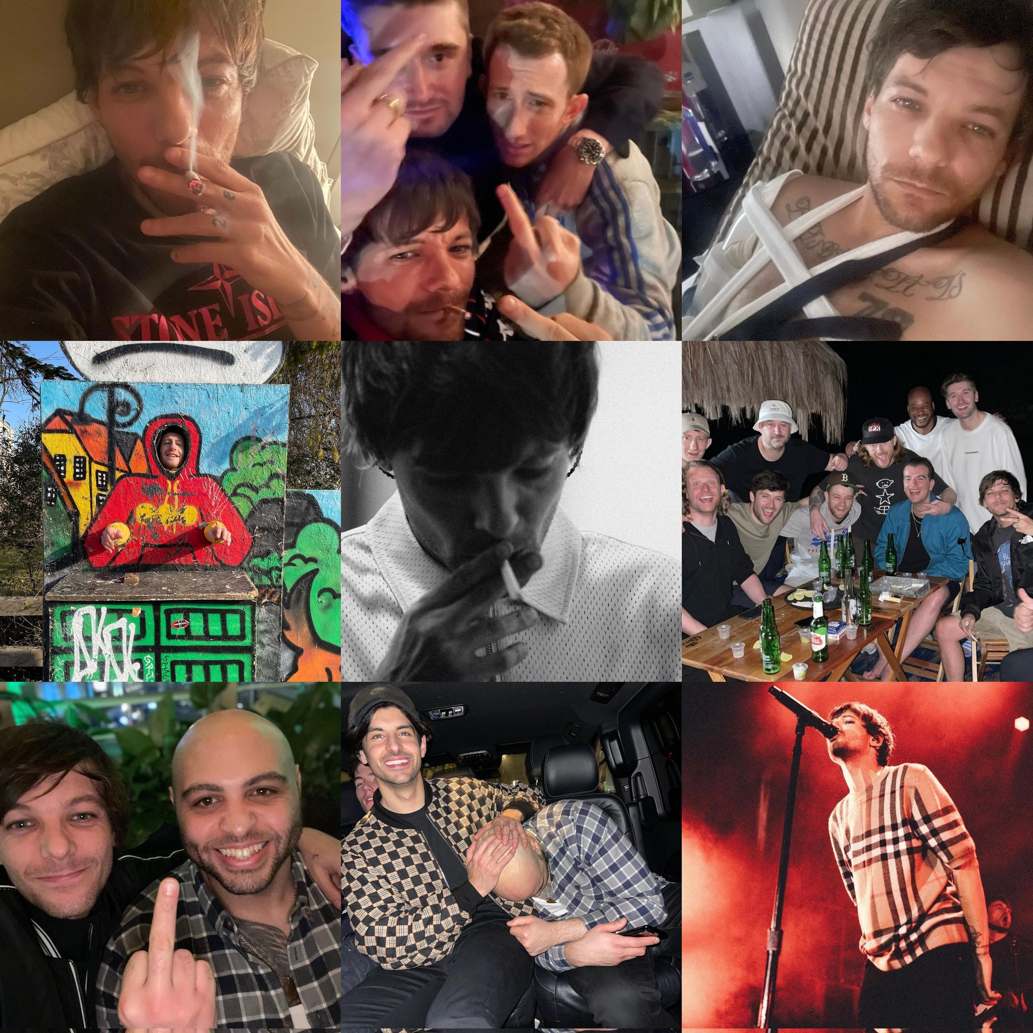 2022 Louis Tomlinson Collage