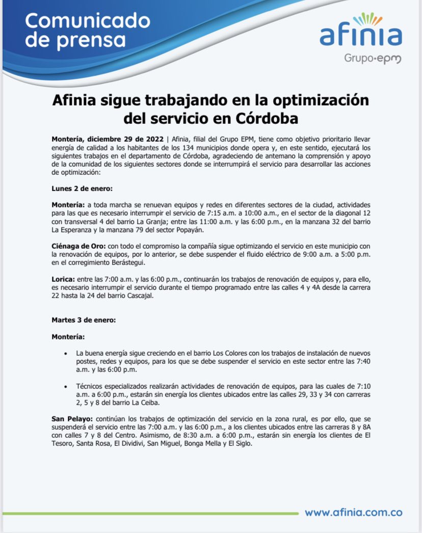 Afinia Grupo EPM on Twitter: Afinia Grupo EPM on Twitter: