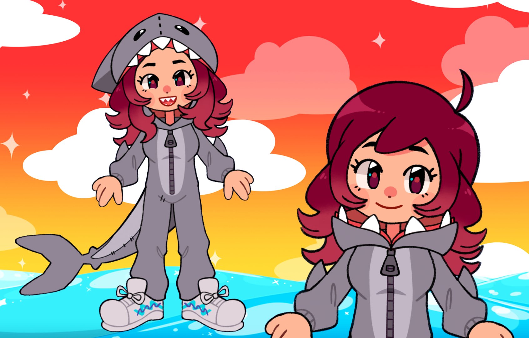 ~Sharksided 💫 || 🦈-TUBER on Twitter: "@xxbyun_b I love teals & greys !! 🤩💫 https://t.co ...