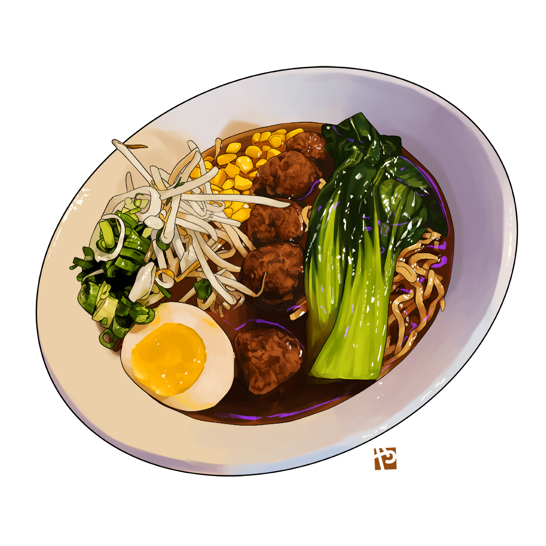 StudioLG 🍜 🚑🍙 BAJA BLAST on Twitter: " 🍜NEW FOOD ILLUST🍜 Ahaha the last illustration of the year ...