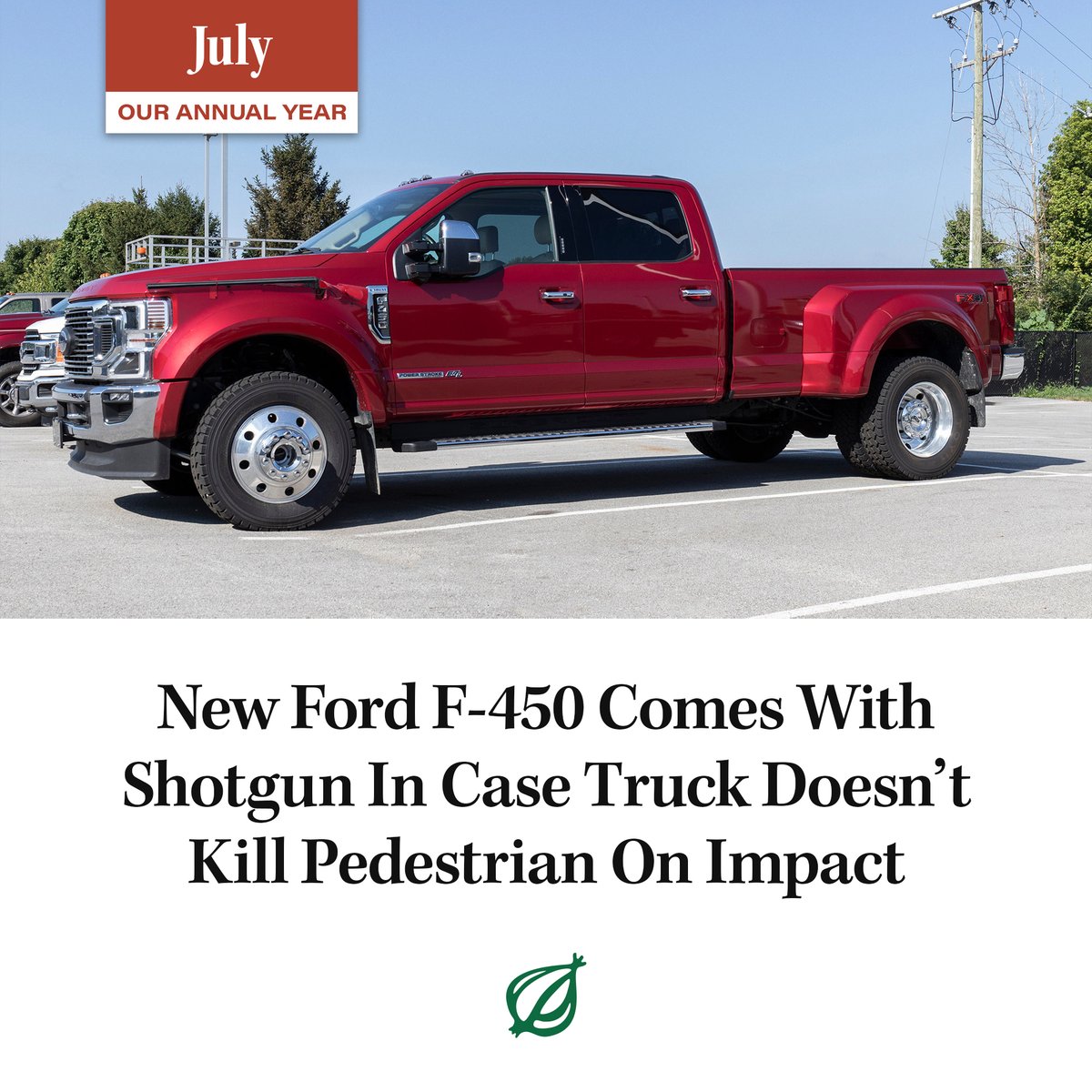 The Onion on Twitter: "Our Annual Year: Best Of July https://bit.ly/3CwYfDN"