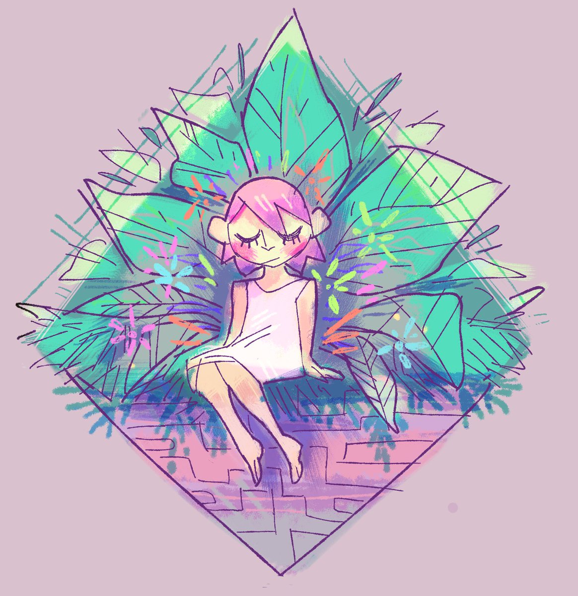 「2017 vs. 2022 redraw (: 」|Aaron Dugger @ looking for workのイラスト