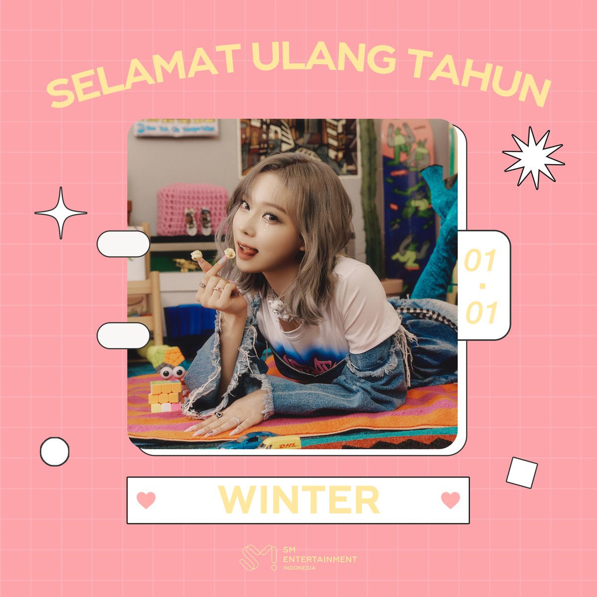 WINTER THAILAND on Twitter: "RT @SMTOWN_Idn: Selamat ulang tahun, WINTER Happy birthday, WINTER ...