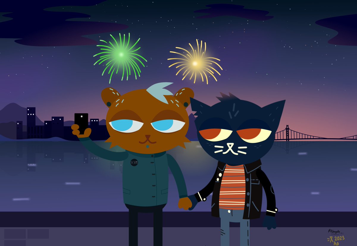 Abogato Draws 🐱🎨⚖️ (2/4 commis) on Twitter: "Here is the first illustration of 2023, welcoming ...