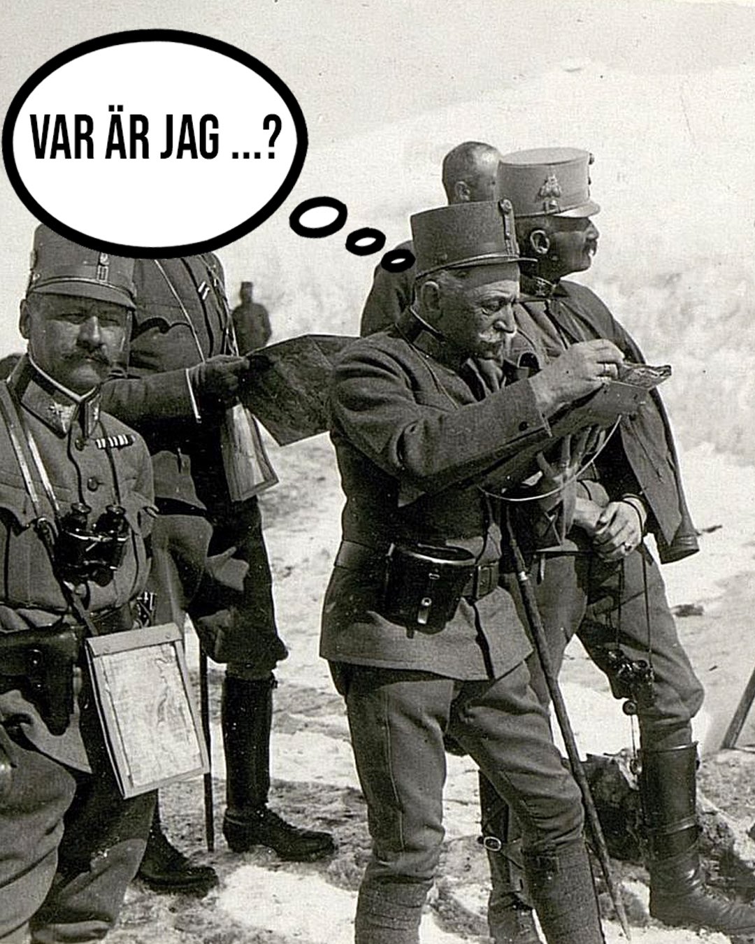 Krigshistoriepodden on Twitter: "Conrad hälsar gott nytt år! Hoppas du inte tappade bort dig ...