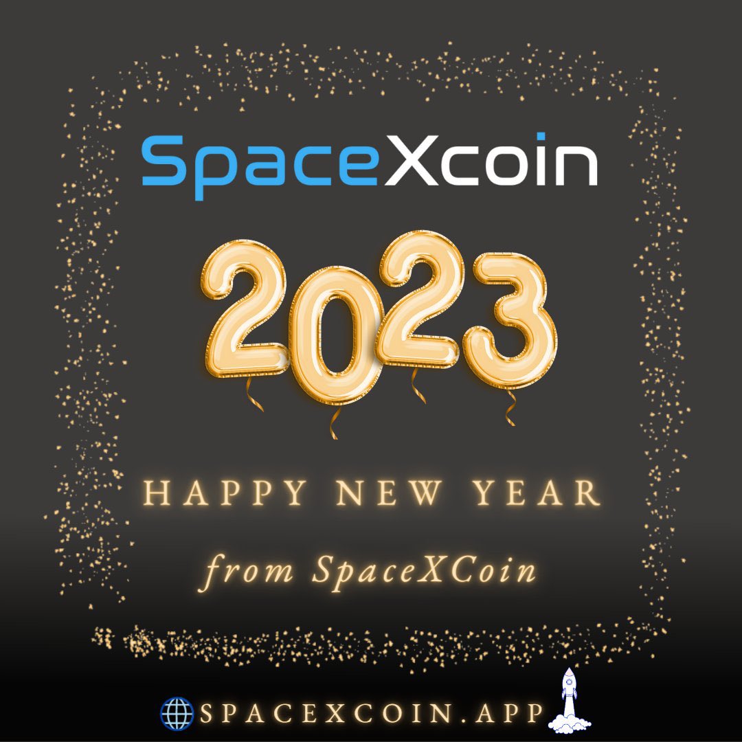 𝙲𝚁𝚈𝙿𝚃 on Twitter: "@CryptoThro 💥 Happy New Year’s from #SpaceXCoin @spacexcoin_spxc $SPXC # ...