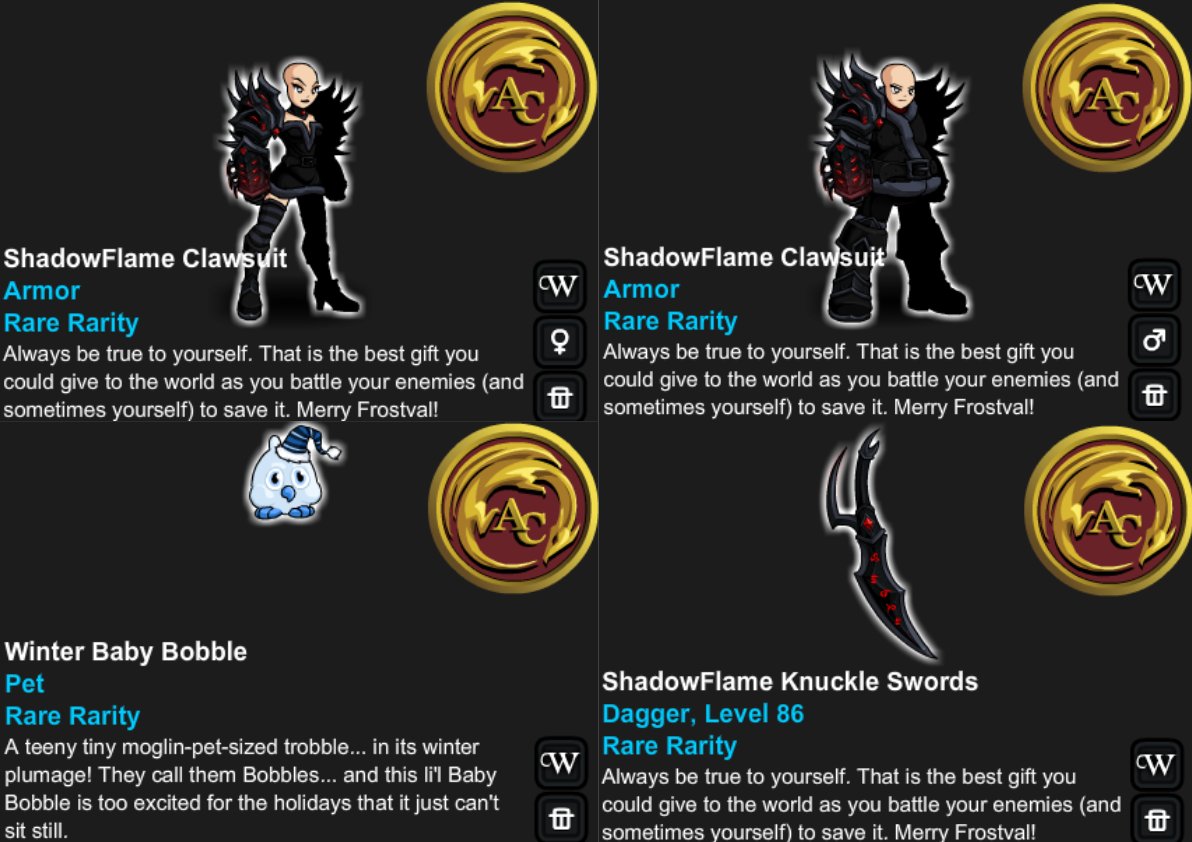 AQW News Source ⚔️ on Twitter: "The 2022 Giftboxes have opened. Complete Tinsels' Quests to ...