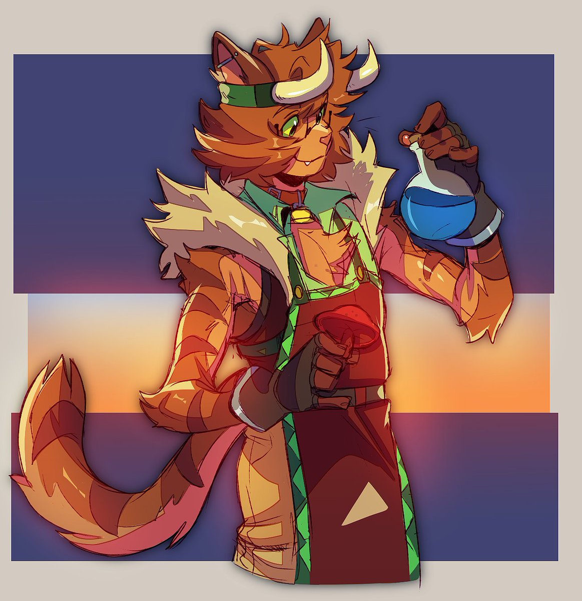 「First doodle of the year, potion man 」|🍞 A bread is you 🥖のイラスト