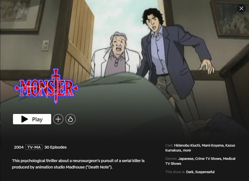 Wtk On Twitter Naoki Urasawas Monster Episodes 1 30 • Audio