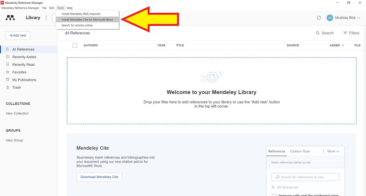One of the most popular citation managers: Mendeley. Here's how to get ...