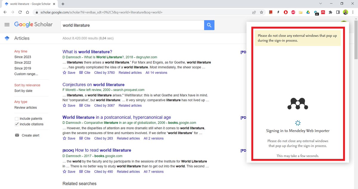 One of the most popular citation managers: Mendeley. Here's how to get ...