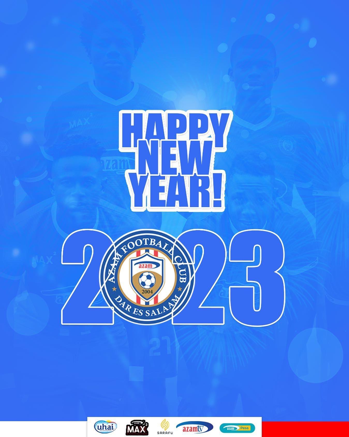 Azam Logo Micky Jnr On X: "Azam FC Wishes You All Happy New Year ...