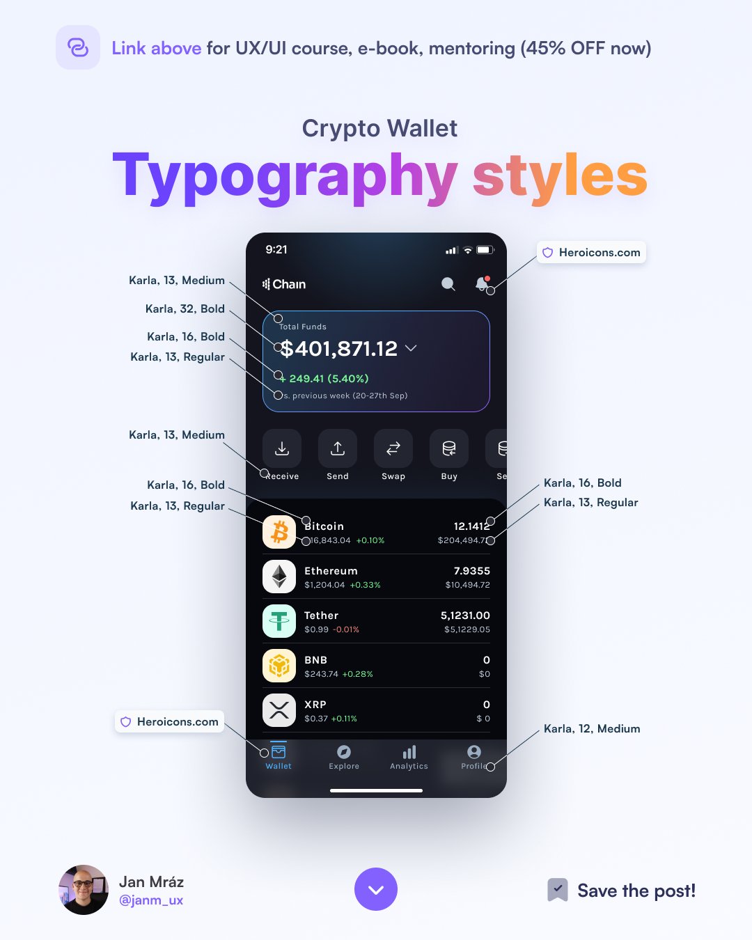 Jan Mraz - UX / UI Designer on Twitter: "2) Typography styles https://t.co/fdTdMTsLgl" / Twitter