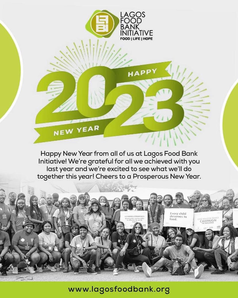 Lagos Food Bank on Twitter: "Happy New Year!! 🎇🎇 To all our esteemed partners, donors ...