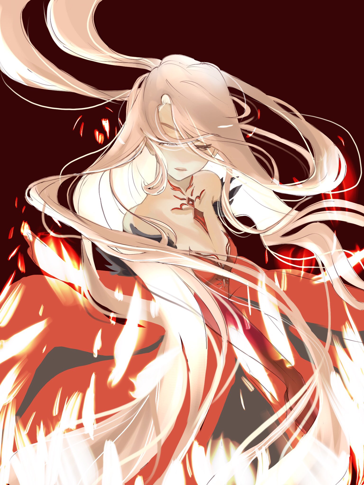 ʚ💜ɞ on Twitter: "🔥 The Crimson Witch Of Flames 🔥 Want to support a novice artist? Please ...
