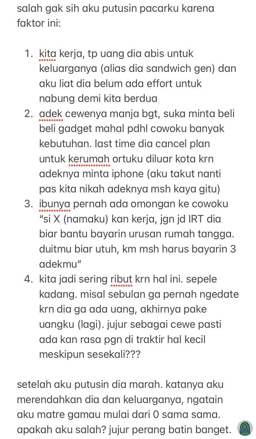 Tanyarl ㅡ 🚫 Rep OOT/JUALAN/LINK AFF on Twitter: "💚 aku F25. salah gak sih? apa bener ya aku ...