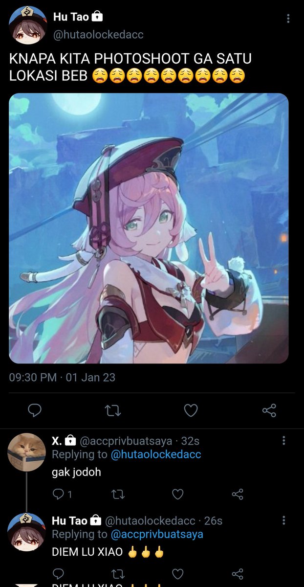 TOPUP MURAH 📌 EVENT CEK LIKES on Twitter: "au! gxg , yantao , yanfei x hu tao hu tao iri 🙏"