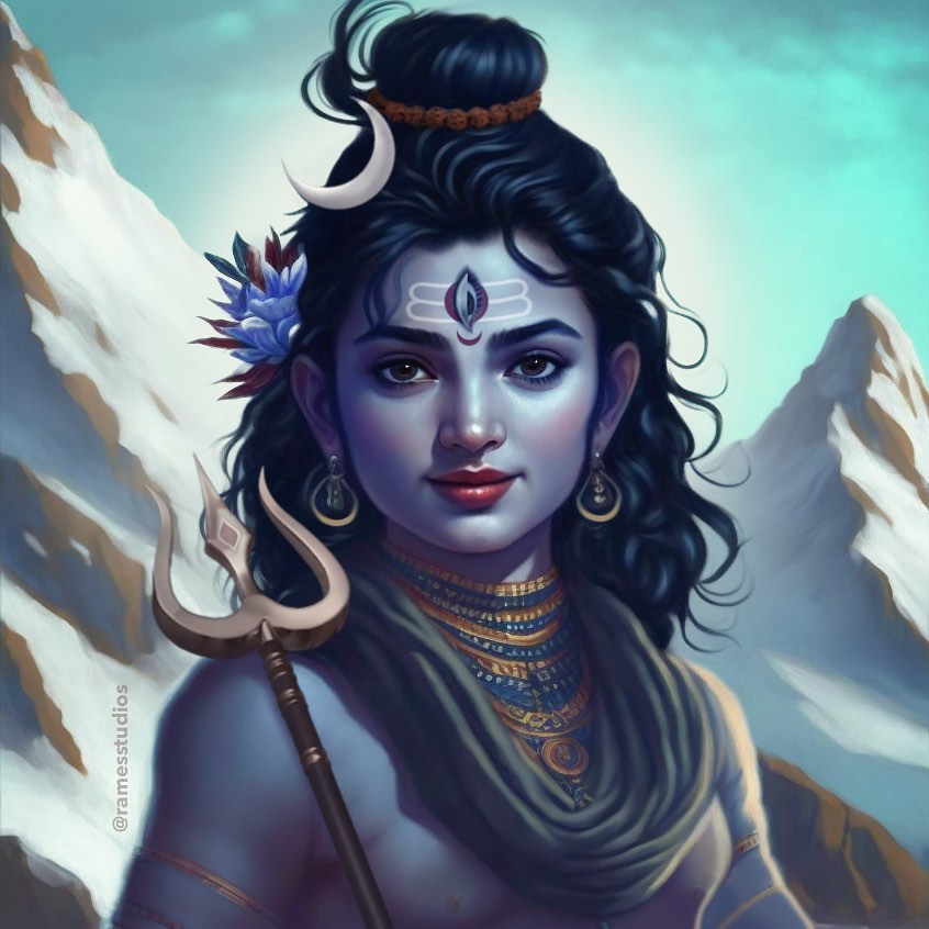 Lord Shiva Modern Art Wallpapers