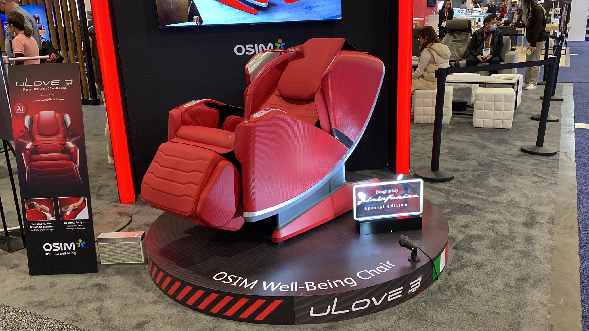 日テレR&Dラボ@CES2023 on Twitter: "CES終了まで後1時間ほど VenetianFXPOは撤収モードの中の、30分待ちの行列が出来ているのはOSIM社のマッサージチェア ...