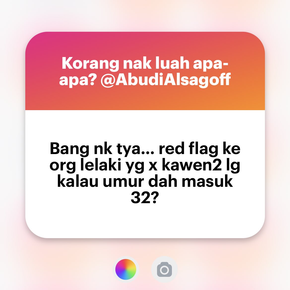 Abudi Alsagoff On Twitter Urm Im Not Sure Which Aspect Yang Nak Di