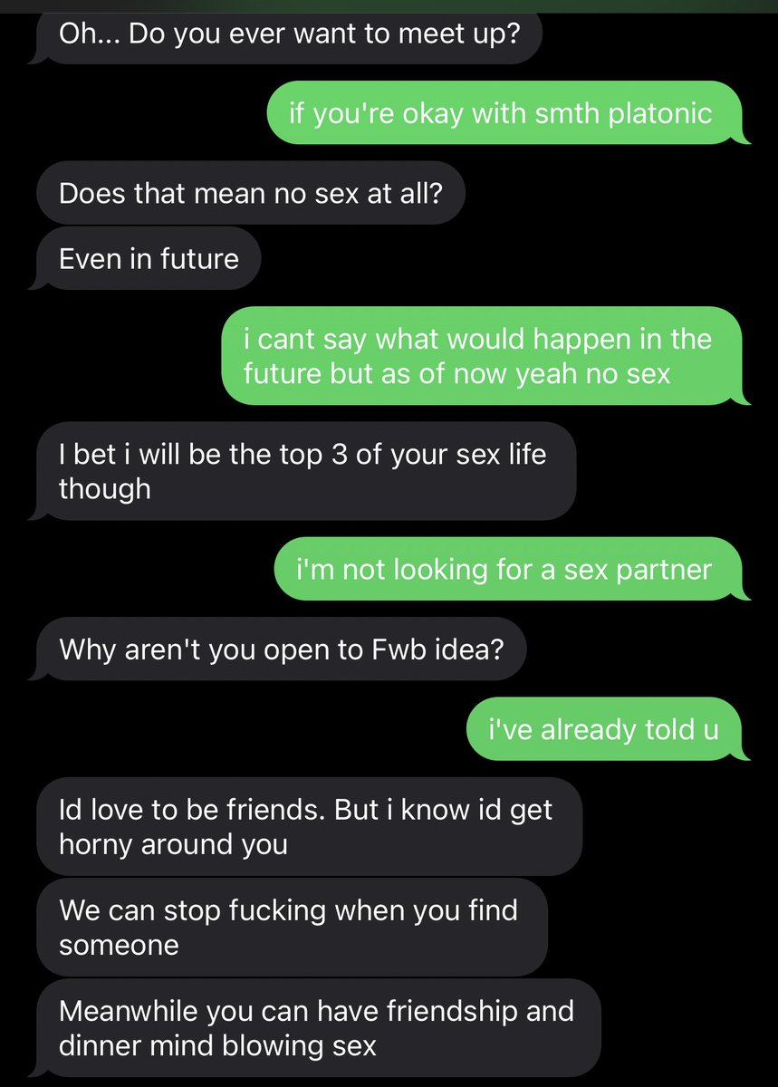 bree ♡ on Twitter: "if he won’t take no for an answer over texts, he prob won’t take no for ...