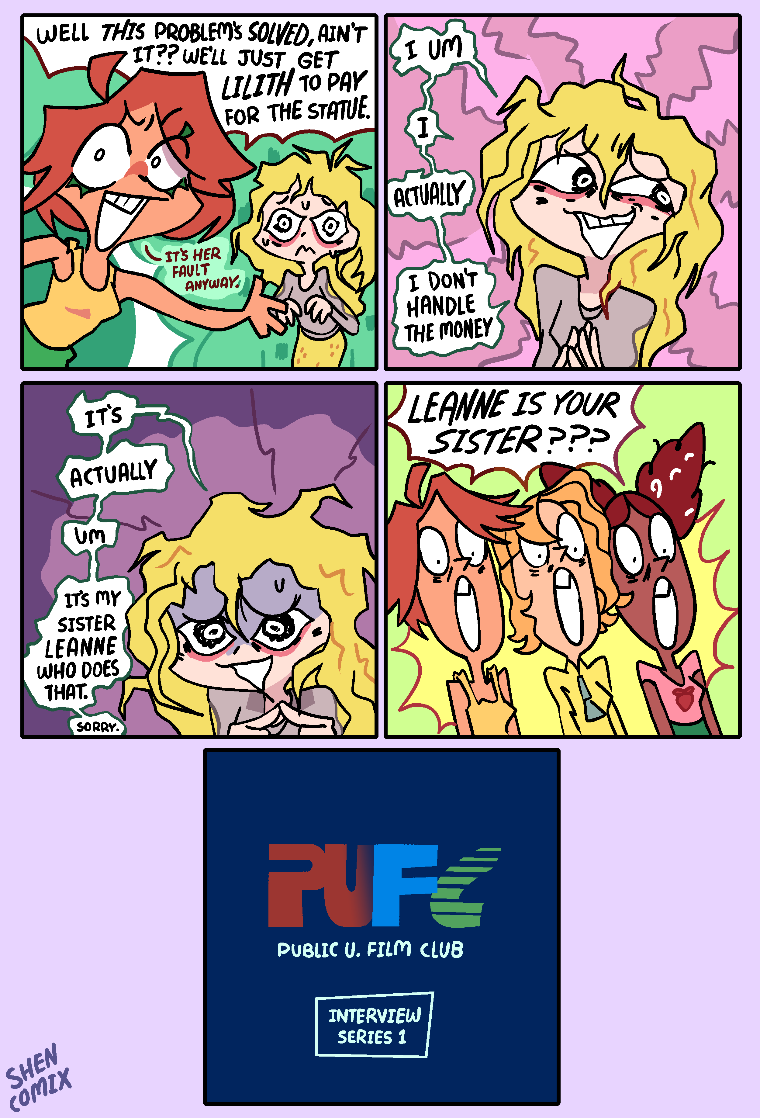 Shen Comix on Twitter: "Public U. Art Club #8 https://t.co/CKBXDyrM5M" / Twitter