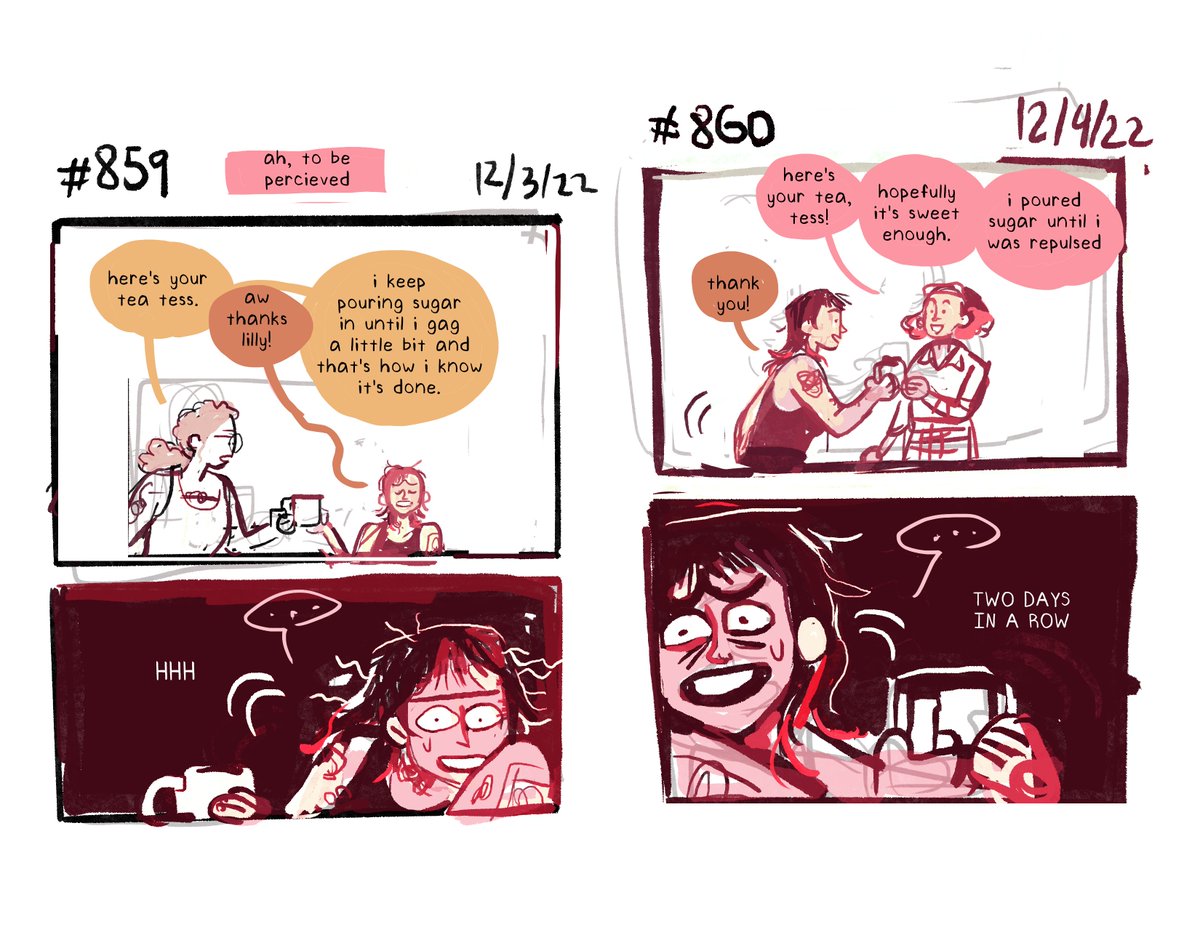 「my daily comics.... about every day!!! 🧵 」tess (quibbs) thompson!!の漫画