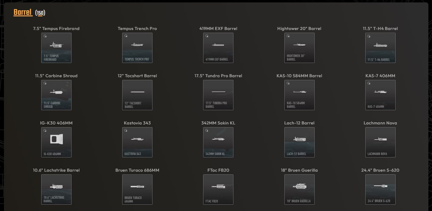 MW2 Loadout Generator on Twitter: "We have added 150 images of barrel accessories! #Warzone2 # ...