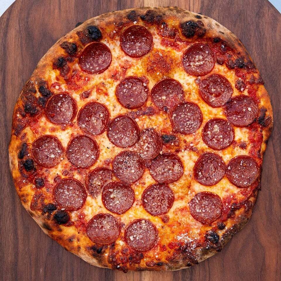 Home Cooking VS Fast Food on Twitter: "[Homemade] Sourdough Pepperoni Pizza http ...