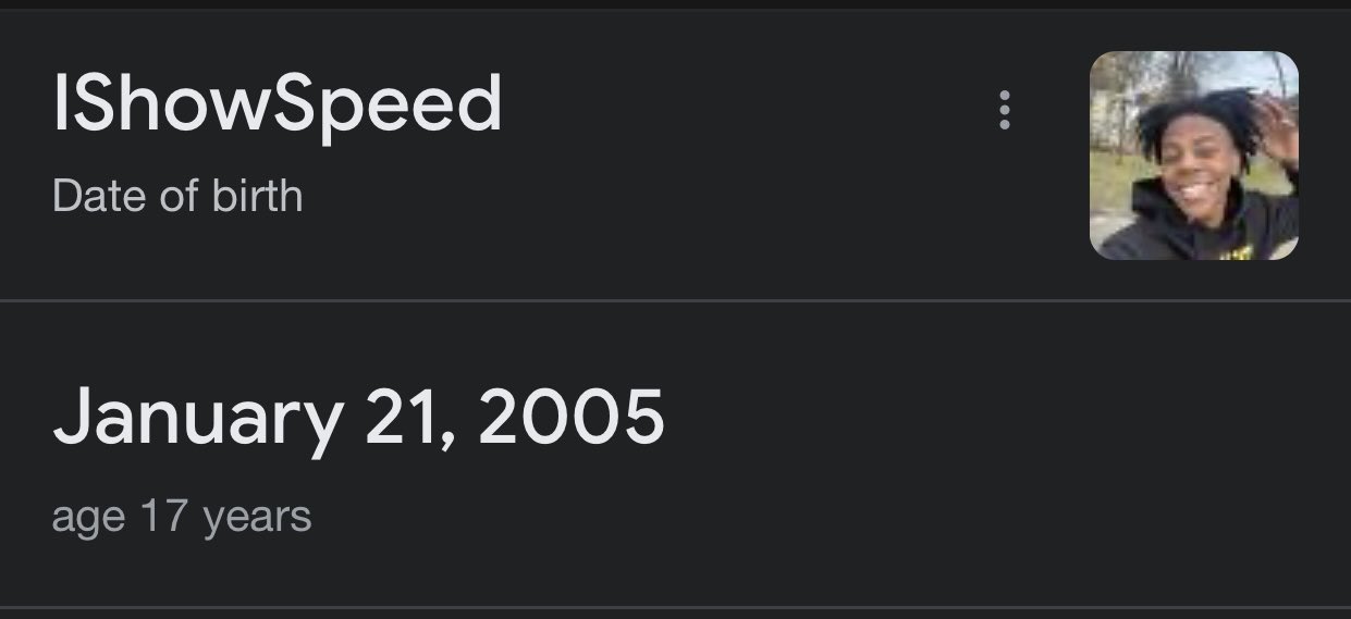 Animaniacs4MVS on Twitter: "@Peri4MVS I share a birthday with ishowspeed fun fact. https://t.co ...