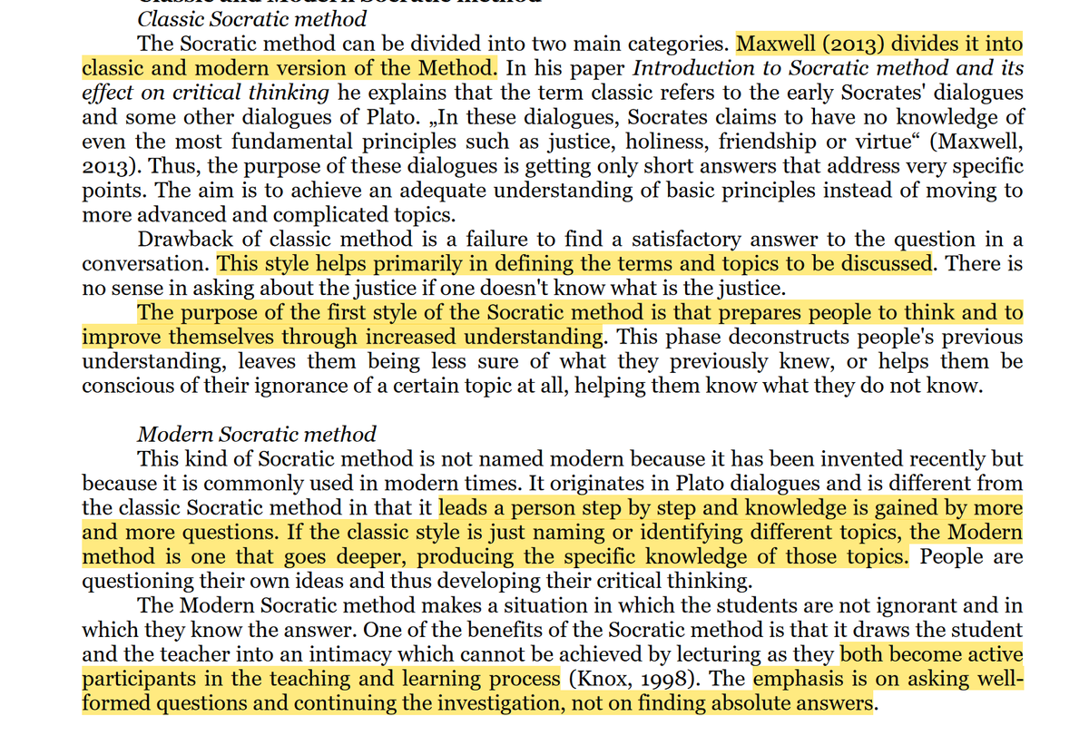 Notes on the Socratic Method – Dr Andrew Huang's Blog