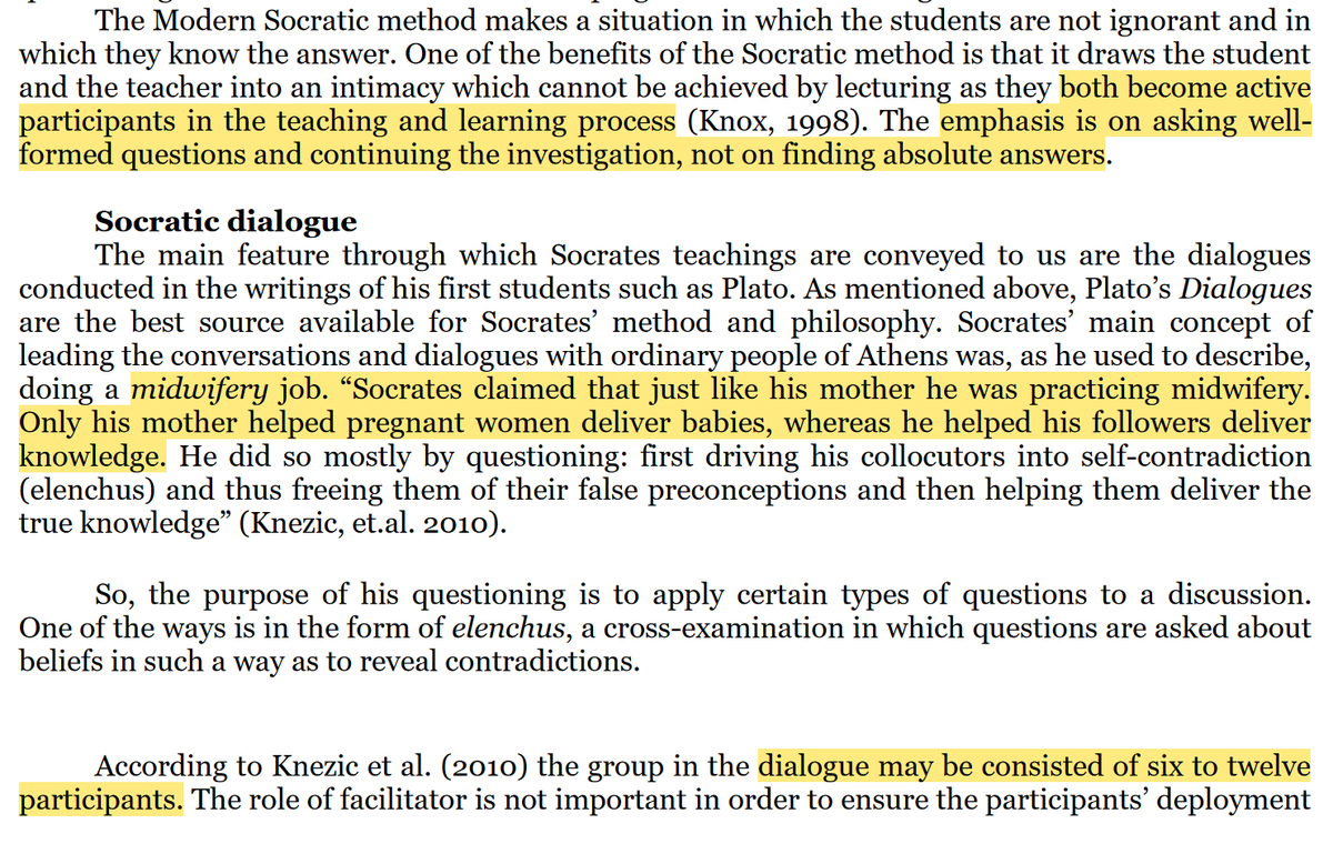 Notes on the Socratic Method – Dr Andrew Huang's Blog