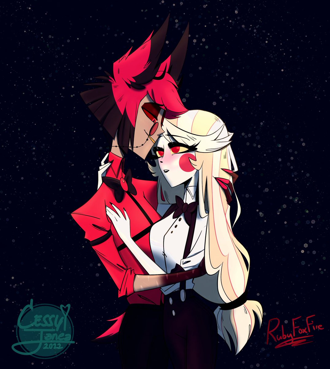 Cessy 🚫Commission Closed🚫 on Twitter: "#Charlastor commissions I did for @rubyfoxfire and @its ...