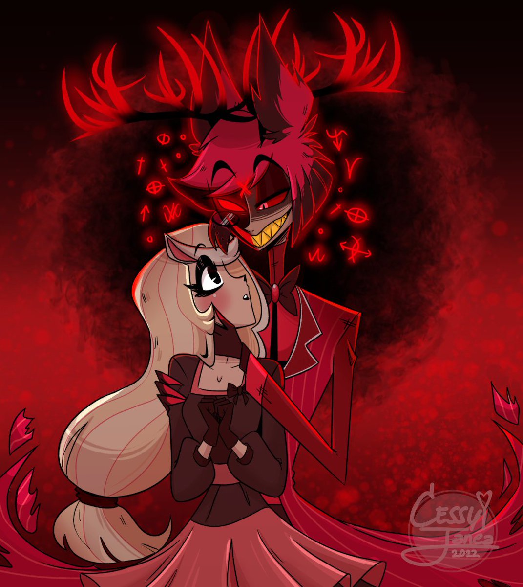 Cessy 🚫Commission Closed🚫 on Twitter: "#Charlastor commissions I did for @rubyfoxfire and @its ...